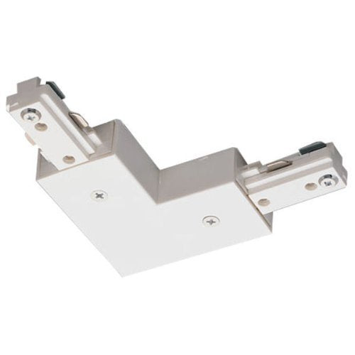 Nora Lighting NT-313W - L-Connector with I-Connector Cover - White Fin – lightingnbeyond.com
