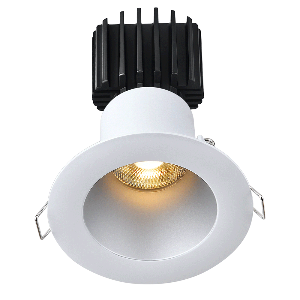 Tangra 3" Fixed Round Deep Regressed Wide Alzak Trim Reflector Semi-fr ...