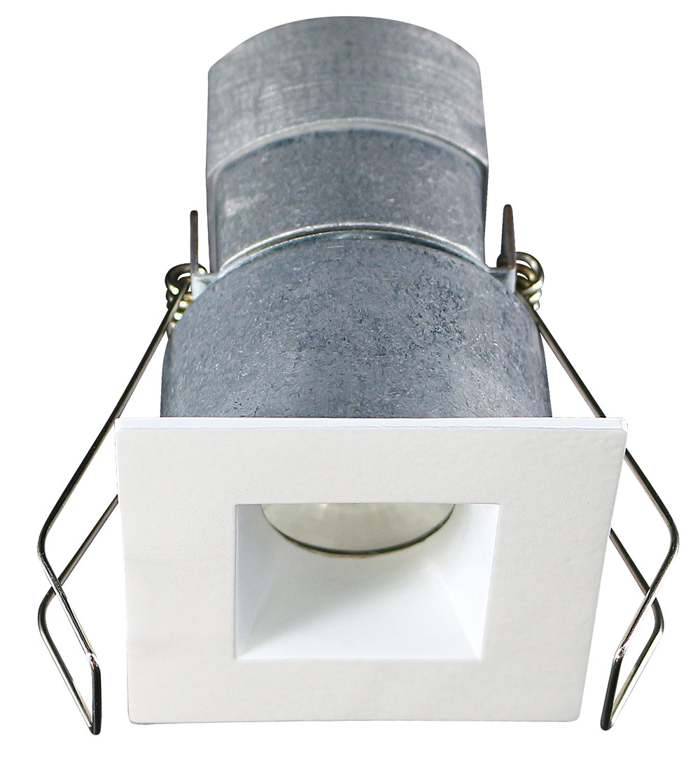 Lotus LED Lights LED-1-S6W-30K-T1-S-WH-24D 2" Mini Recessed LED Square ...
