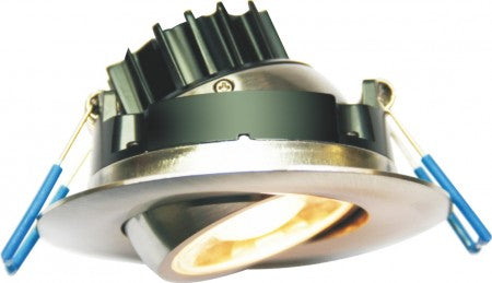 3 Inch Round Eyeball Gimbal LED Downlight - 7.5 Watt - 5000 Kelvin - B ...