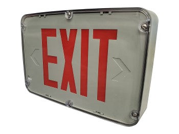Legion Lighting EXHLWL-R-S-G-EM-SD - LED Hazardous Location Exit Sign ...