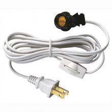 Westinghouse 2330600 6 Feet Cord Set with Snap-In Pigtail Candelabra B ...