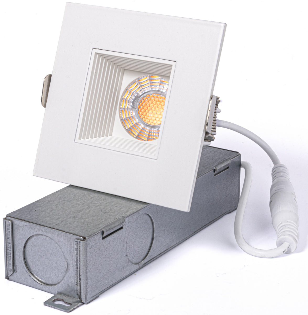 Lotus LED Lights JXL-COB02-S08W-CCT-WH-2SR-BF-WH 2 inch Square Recesse ...