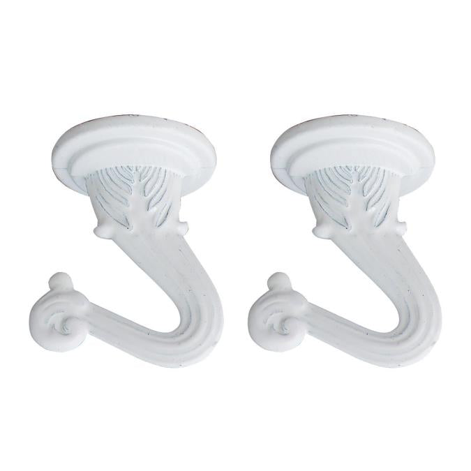 Westinghouse 7077000 1 1/2 Inch Swag Hook Kit White Finish ...