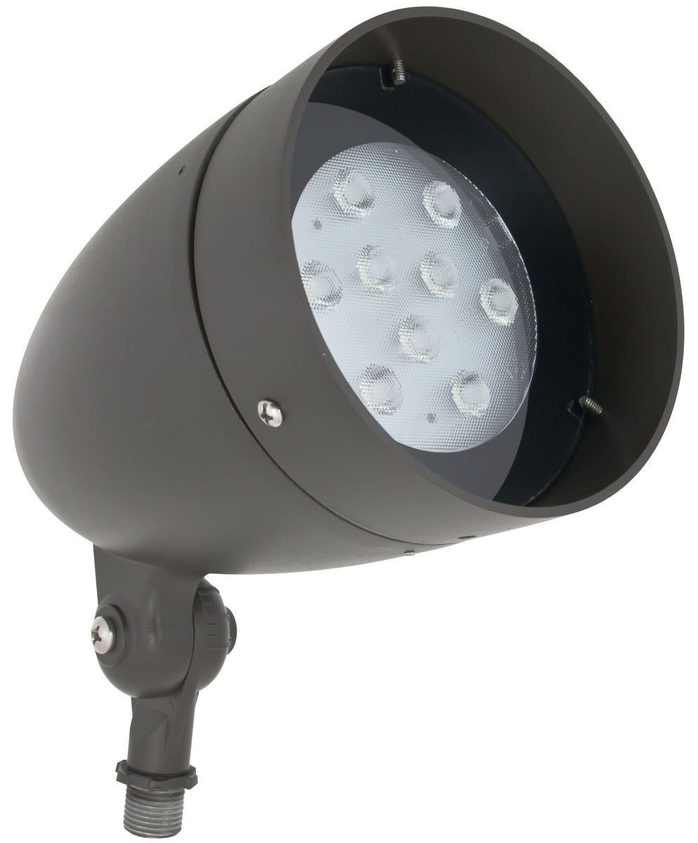 Ground Flood Bullet, With Knuckle, 100-277 Volt 20 Watt, 4700 K, C-UL ...