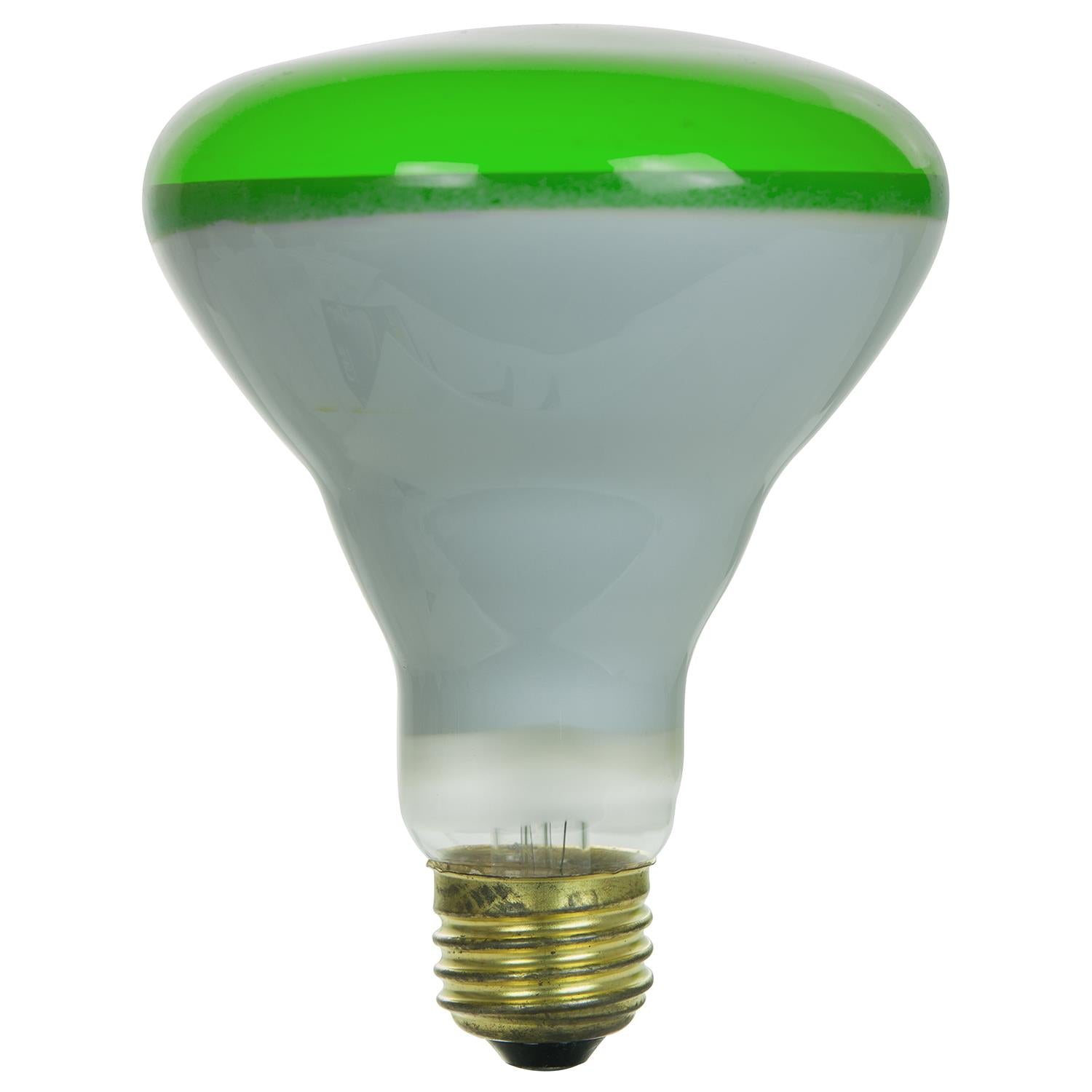 Incandescent - BR30 Colored Reflector - 65 Watt -Green - Green ...