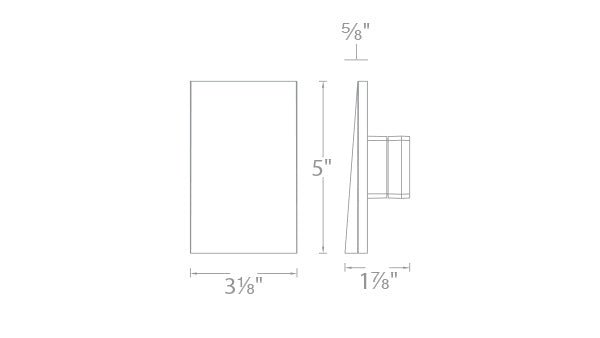 WAC WL-LED210-C-WT - Step And Wall Light – lightingnbeyond.com