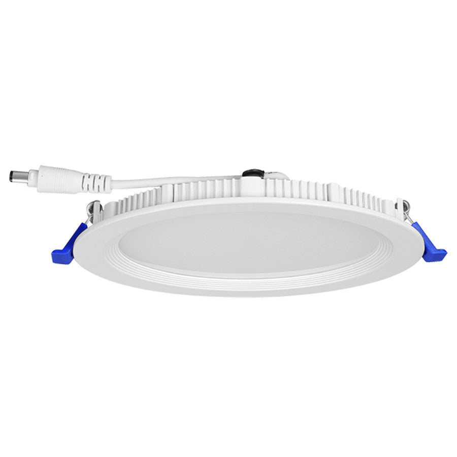 8 Inch Mini Recessed LED Flat Panel Round - 25 Watt - 2200 Lumens - 30 ...