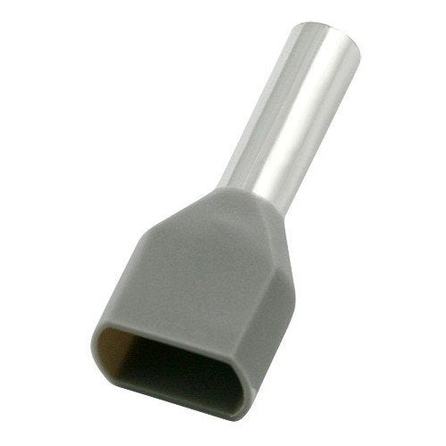Morris Products 12789 2-#12 Gray Twin Nylon Ferrule (Pack of 100 ...