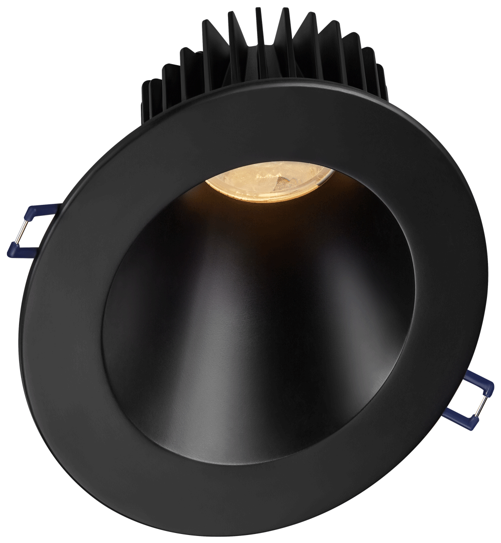 Lotus LED Lights LD4R-5CCT-5R-SL30-BK 5 inch 30 deg. Sloped Round Deep ...