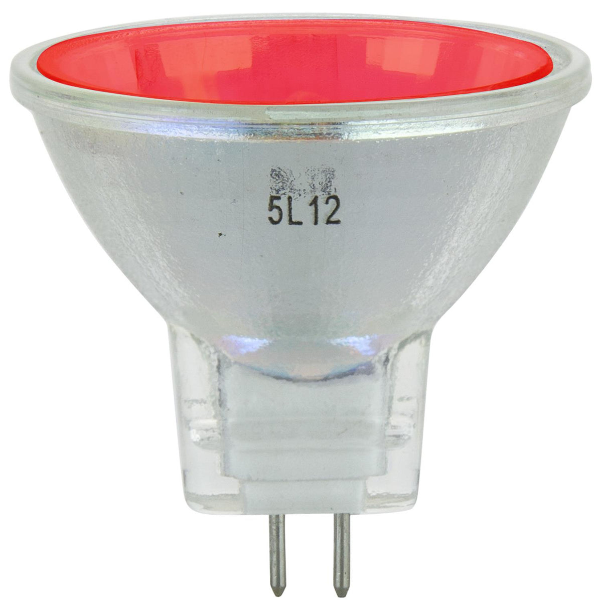 Halogen - Colored MR11 Mini Reflector - 20 Watt -Red - Red ...