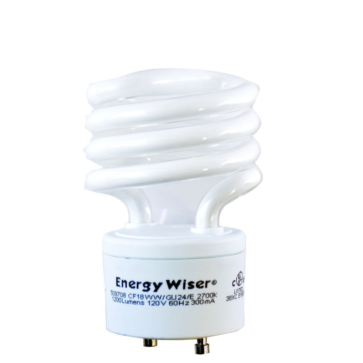Bulbrite 509708 18 Watt T2 Compact Fluorescent White Coil ...