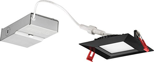 Lithonia Lighing 4-Inch Wafer-thin LED Downlight - Square - Smooth - 4 ...