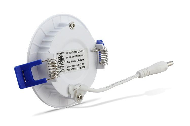 3 Inch Mini Recessed LED Flat Panel Round - 7 Watt - 450 Lumens - 4000 ...