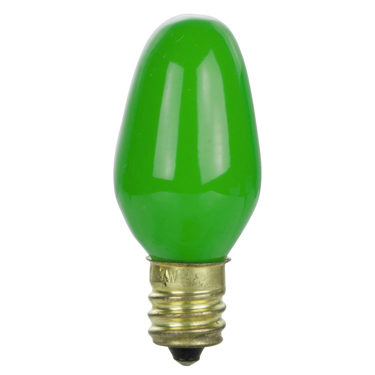 Incandescent - C7 Colored Night Light - 7 Watt -Green - Green ...