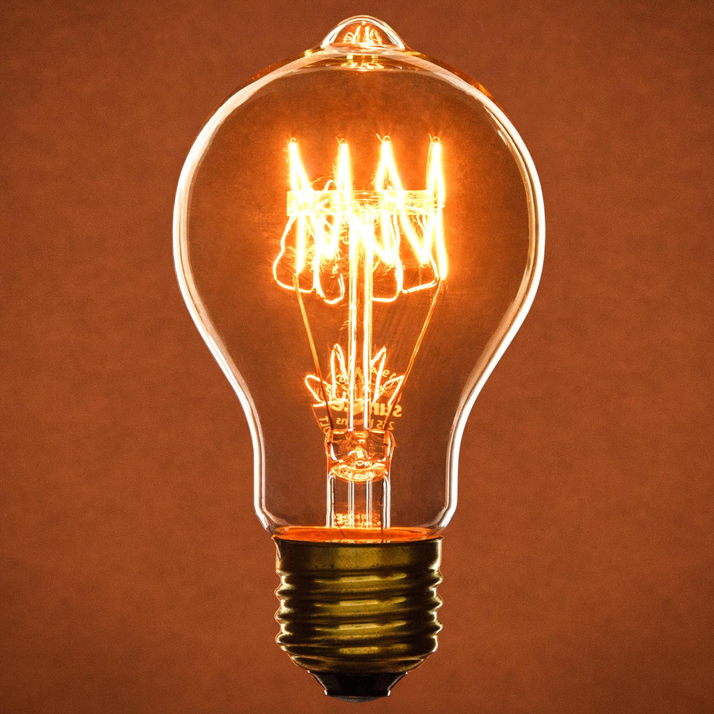 Incandescent - Filament Victorian Style A19 - 60 Watt – lightingnbeyond.com