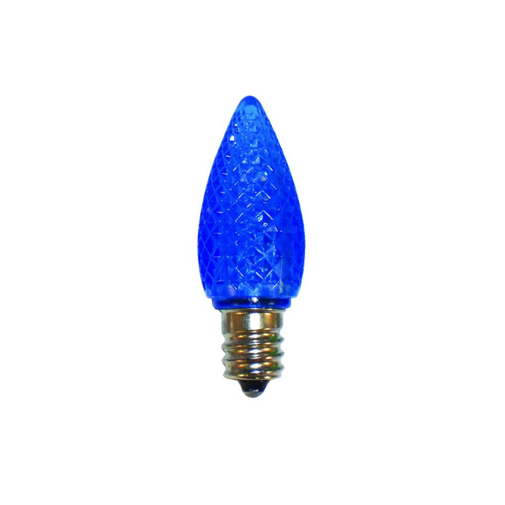 Bulbrite 770173 0.6 Watt C7 LED Blue Candelabra Base – lightingnbeyond.com