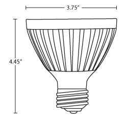 Halco PAR30SP13/850/LED - 13 Watt PAR30 Long Neck LED - Spot ...