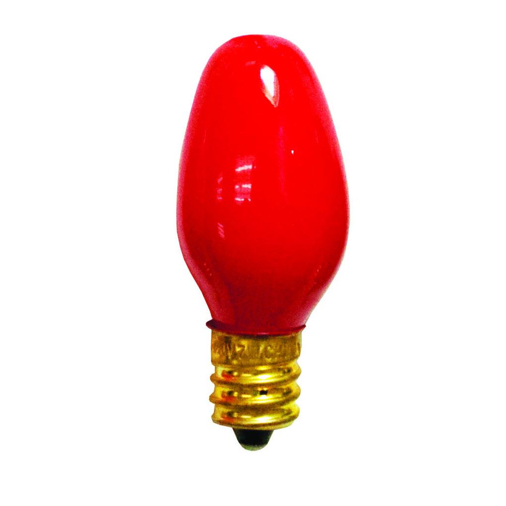 Bulbrite 709707 7 Watt C7 Incandescent Red Ceramic – lightingnbeyond.com
