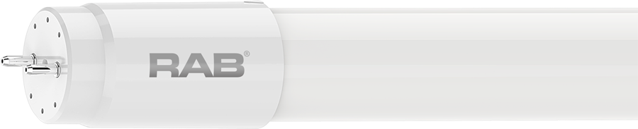 RAB T8-15-48G-H-840-SE-BYP, T8 LED GLASS 4FT TYPE B 15W 4000K 2000LM S ...